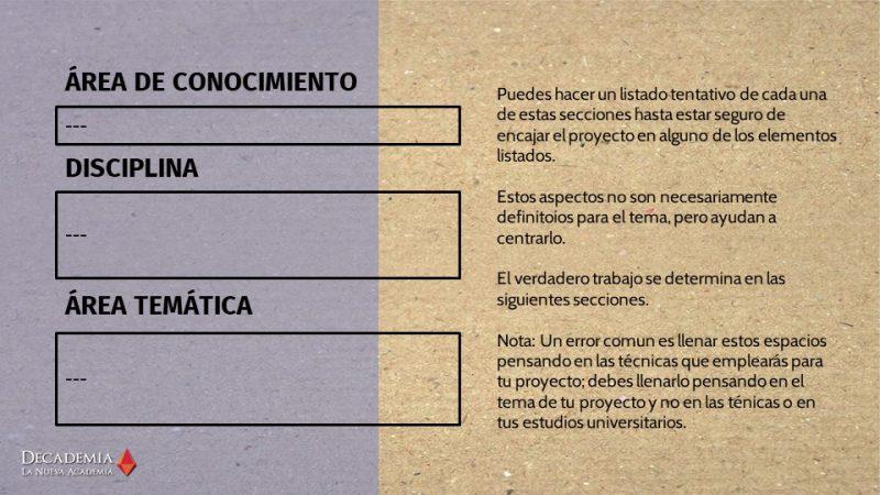 Definición del Tema de Proyecto - Decademia